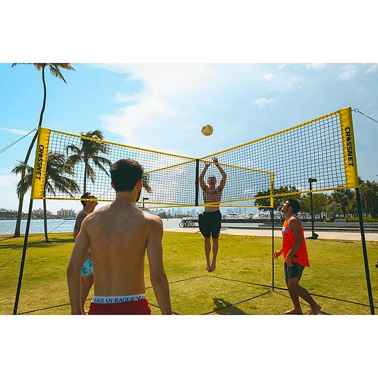 Crossnet "Four Square" Volleyball Net Assembly buy at Sport-Thieme.com