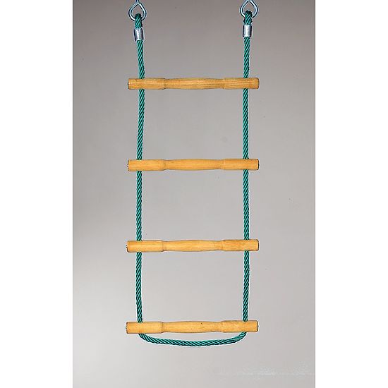 Huck Seiltechnik "Hercules Rope with Wooden Rungs" Rope Ladder buy at ...