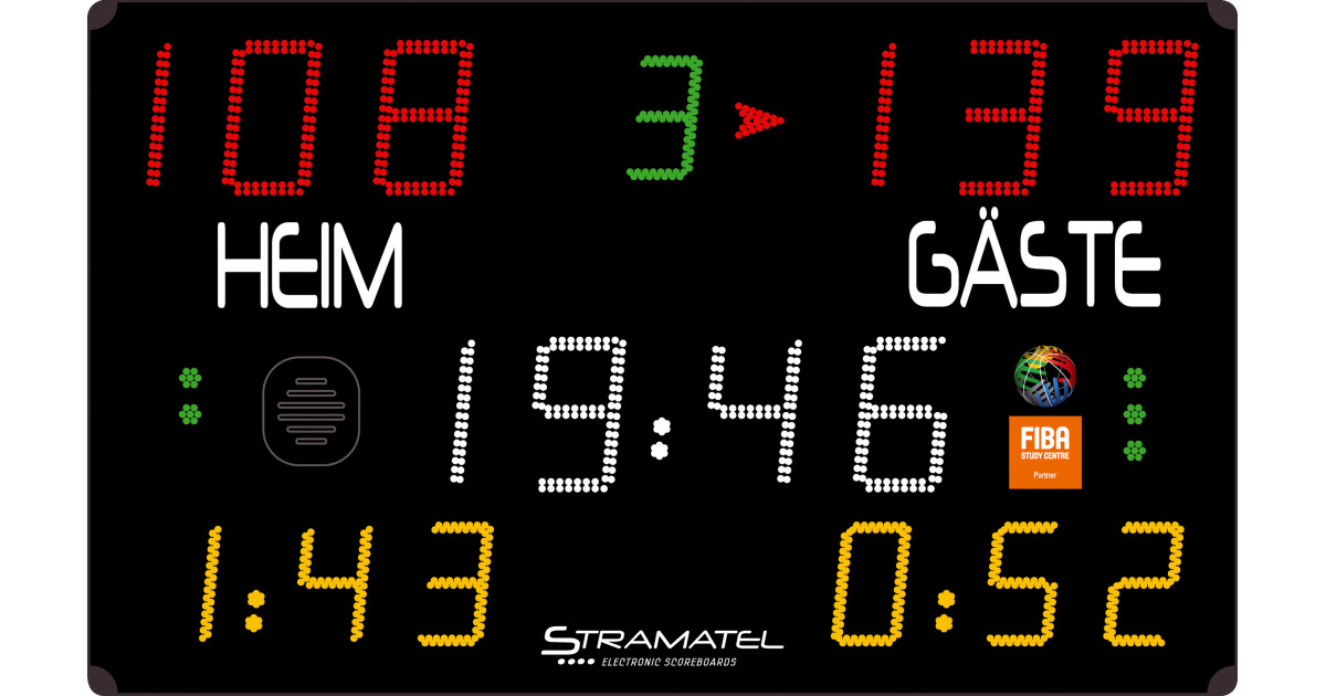 Stramatel "452 MB 7000" Scoreboard buy at Sport-Thieme.com