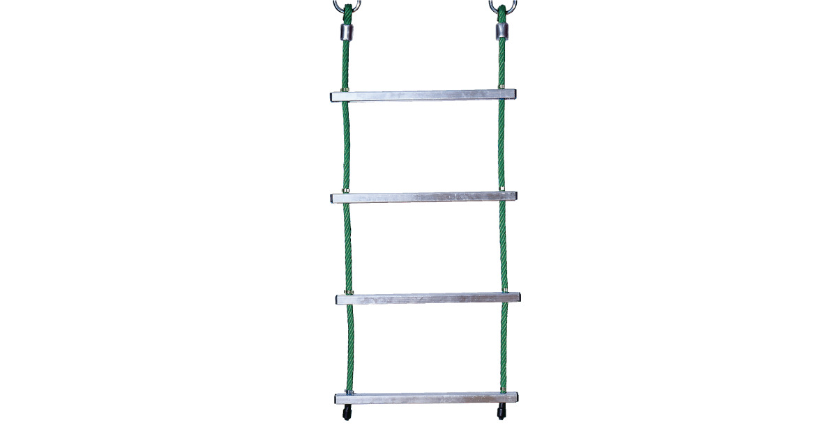 Huck Seiltechnik "Hercules Rope with Aluminum Rungs" Rope Ladder buy at ...