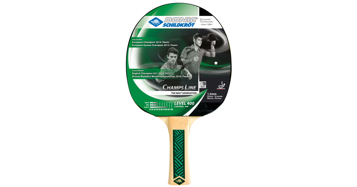 Donic Schildkröt "Champsline 400" Table Tennis Bat buy at Sport-Thieme.com