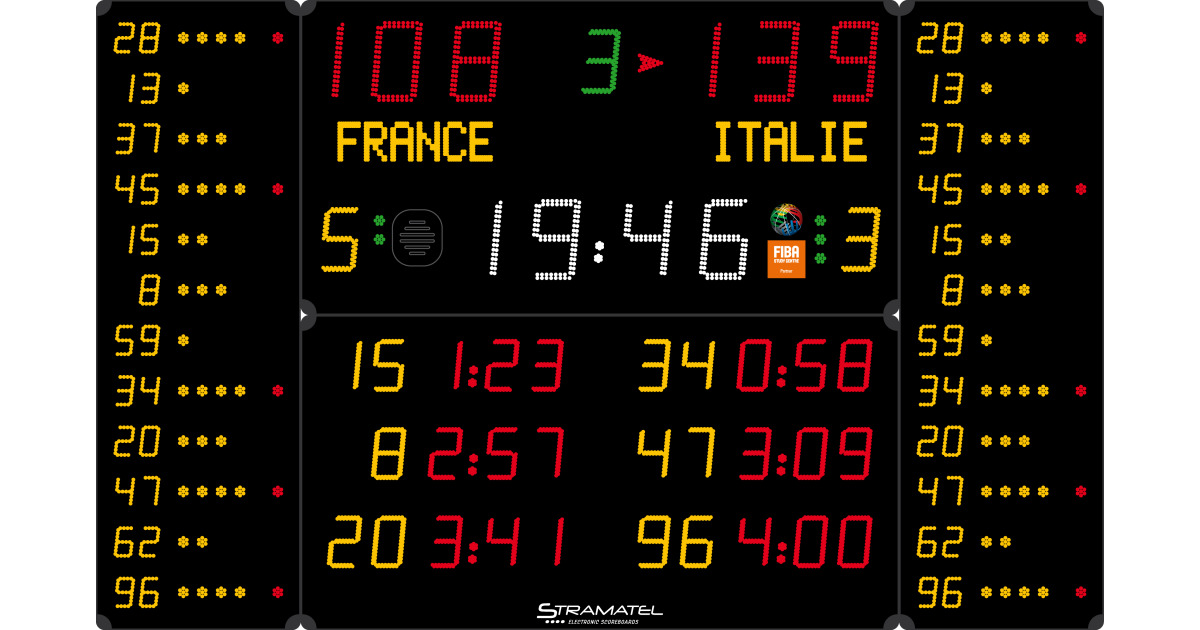 Stramatel "452 MB 3123-2" Scoreboard buy at Sport-Thieme.com